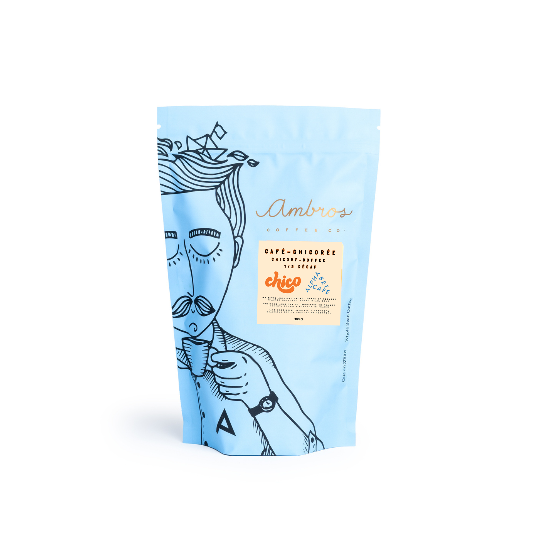 Chicory-Coffee 50% Decaf - Collab Chico x Ambros x Alphabet – Ambros ...
